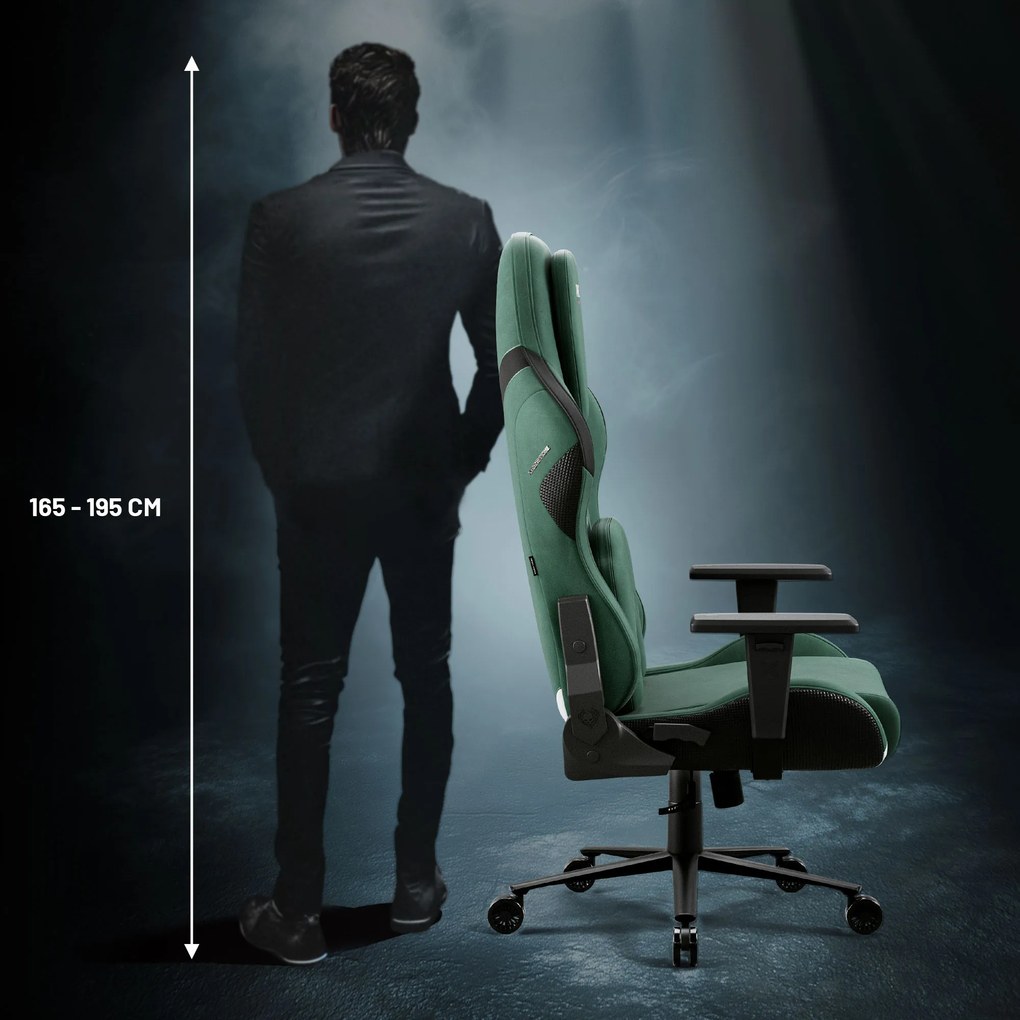Herní židle zelené Normal Size: Diablo X-One Prime Forest Green