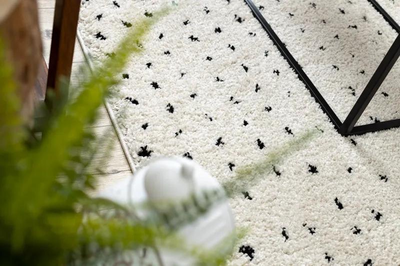 Dywany Łuszczów Kusový koberec Berber Syla B752 dots cream Rozměry koberců: 160x220