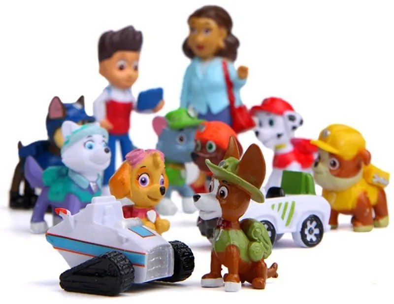 Figurky Tlapková Patrola | Paw Patrol 12 ks