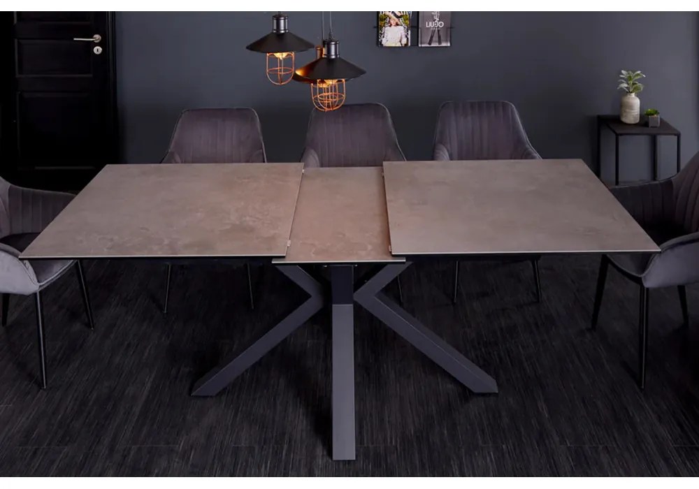 Massive home | Jídelní stůl ETERNITY 180-225cm BETON