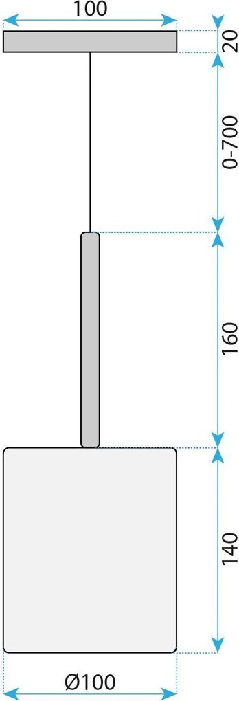 Toolight Rea, Stropní svítidlo APP1703-1CP GREY C, OSW-04311
