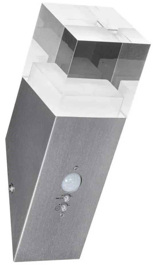 Ledvance - LED Venkovní nástěnné svítidlo se senzorem CRYSTAL 1xLED/5W/230V IP44