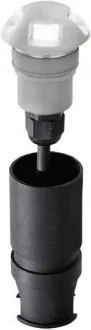 FAN LED-STEP24V-R4C Pochozí venkovní svítidlo LED STEP DC 24 V nikl hliník 2 W 170 lm 3000 K IP67 (4 side) 4,5x5,7 cm - FANEUROPE