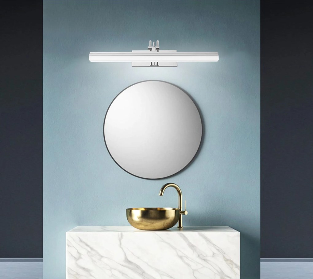 Toolight Toolight, LED koupelnové svítidlo nad zrcadlo 40cm, 9W, APP372-1W, chromová, OSW-05002