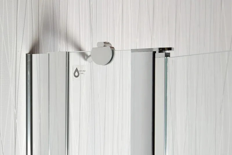 ARTTEC Jednokřídlé sprchové dveře do niky MOON C 2 čiré sklo  91 - 96 x 195 cm