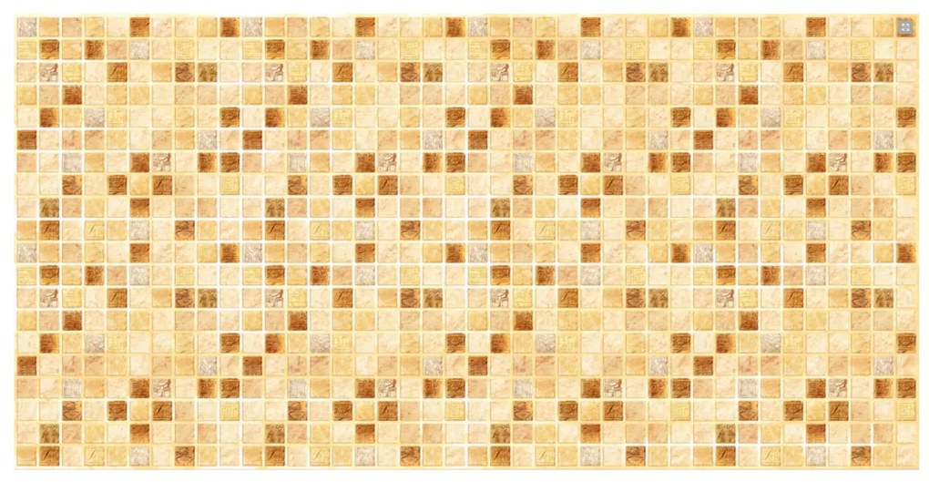 PVC obkladové 3D panely Mozaika hnědá , GRACE, 955 x 480 mm, ?P10007708