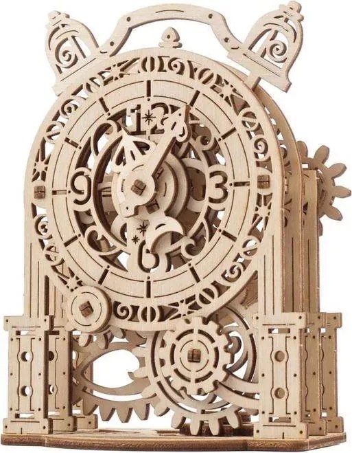 Ugears 3d dekorační budík 43 dílků