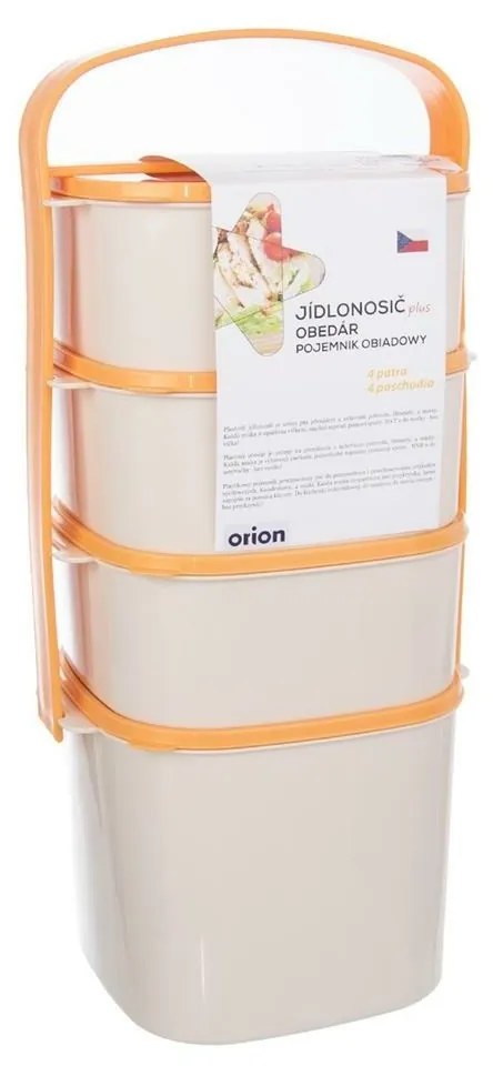 Orion Plastový jídlonosič Almi 2 l + 3 x 1,15 l