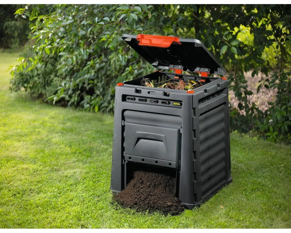 Černý komposter 320 l Eco – Keter
