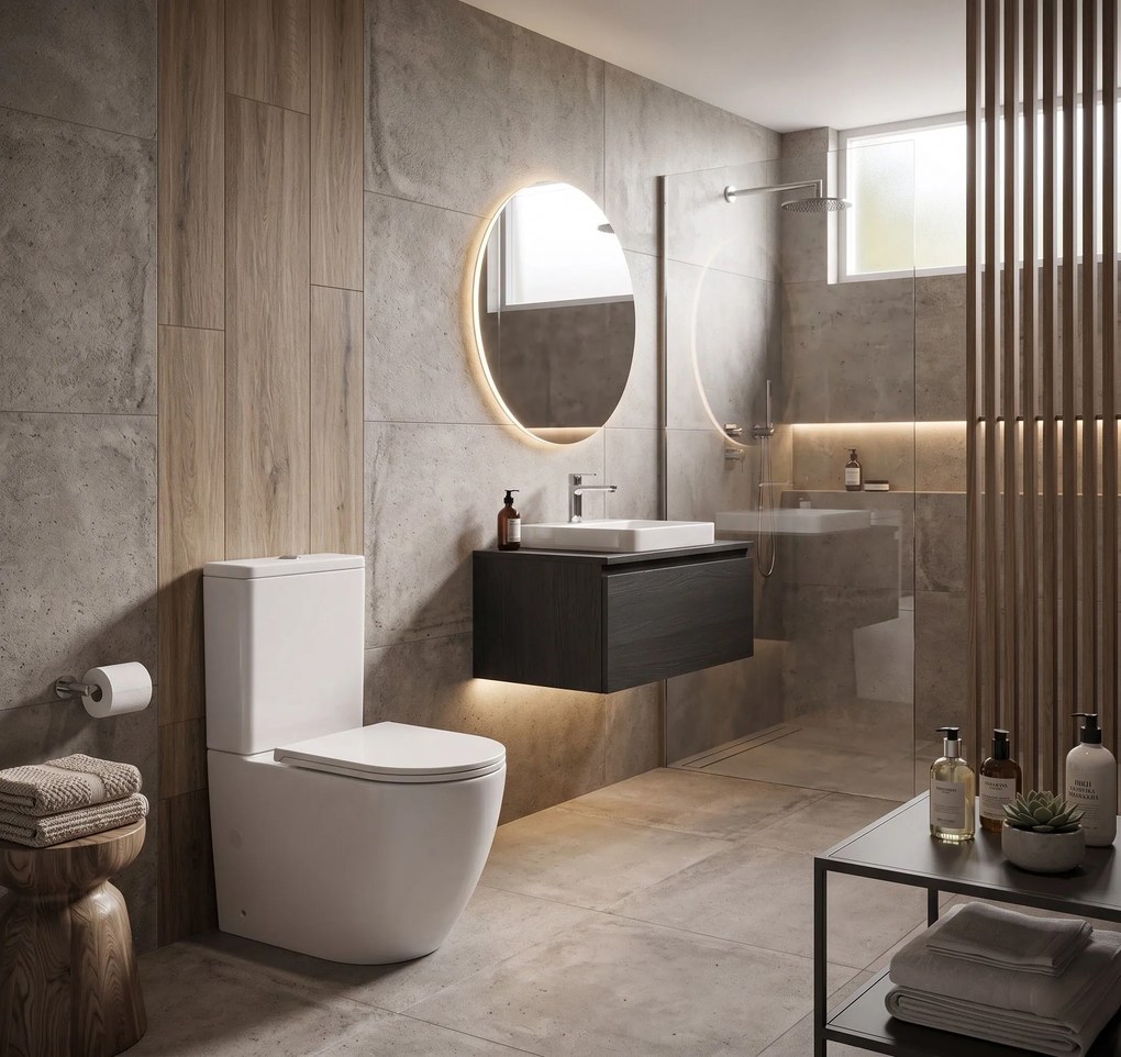 Erga Siena, WC kombi mísa s nádržkou včetně splachovací soupravy 620x365x830 mm + toaletní sedátko, bílá lesklá, ERG-V03-SIENA-RIM-WH