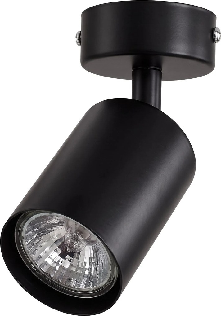 Toolight Toolight, JNH028-1C, bodové svítidlo na strop a stěnu, 1× GU10, černá, OSW-56214