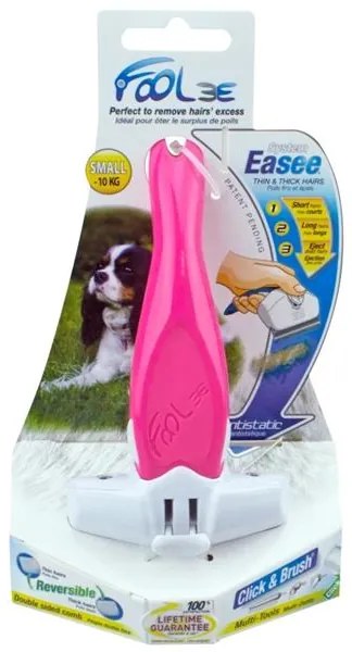 Hřeben FoOlee Easee DOG S růžový