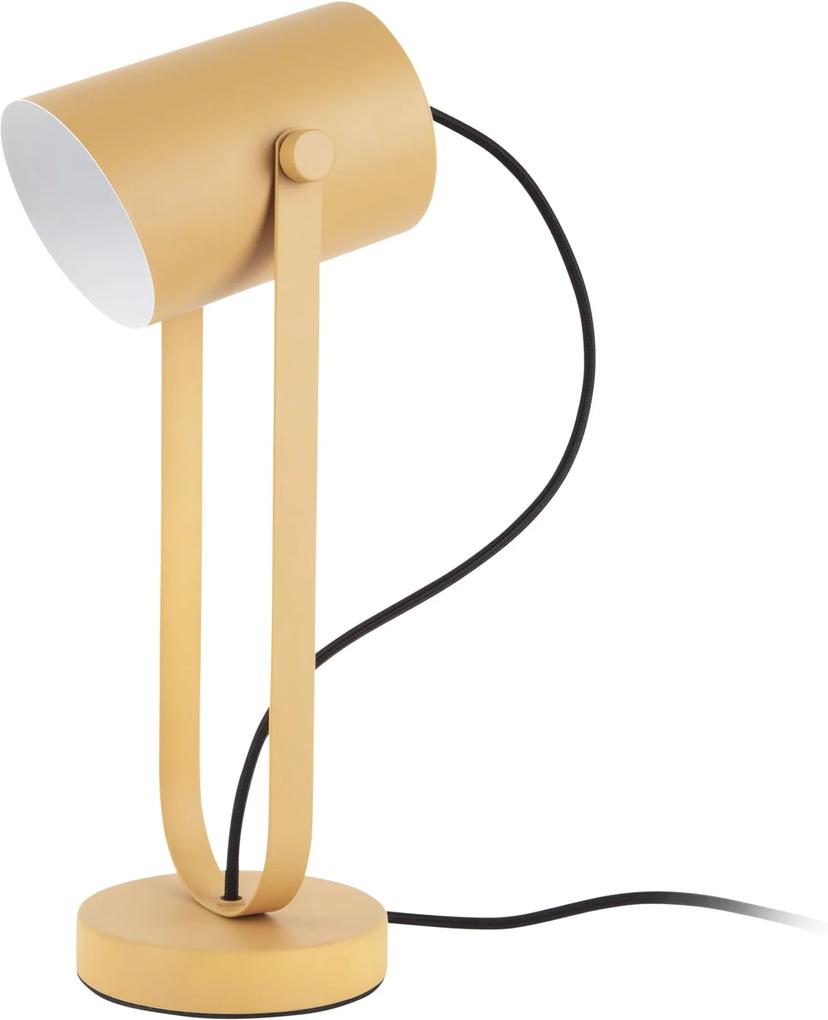 LEITMOTIV Stolní lampa Snazzy žlutá 41,5 × 13 × 13 cm