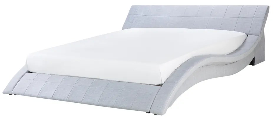 Šedá čalouněná postel 180x200 cm - VICHY