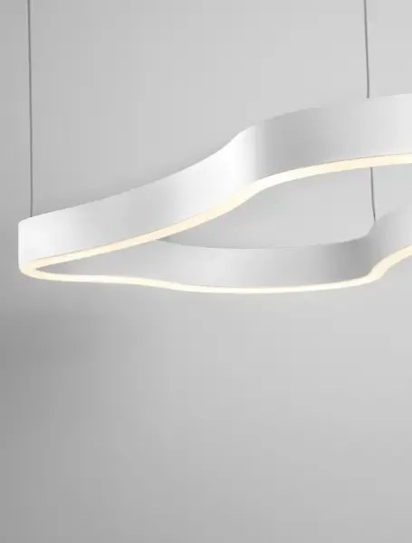Designový lustr Dussa Bílá 90