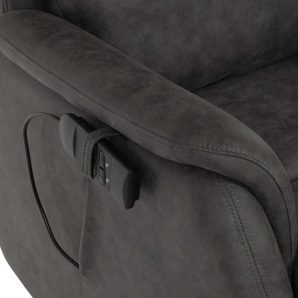 Autronic Polohovací křeslo s elektrickým ovládáním TV-L8902 Barva potahu: Černá