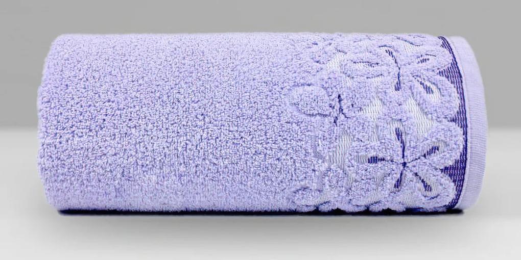 Greno froté ručník a osuška BELLA levandulová, 50x90cm