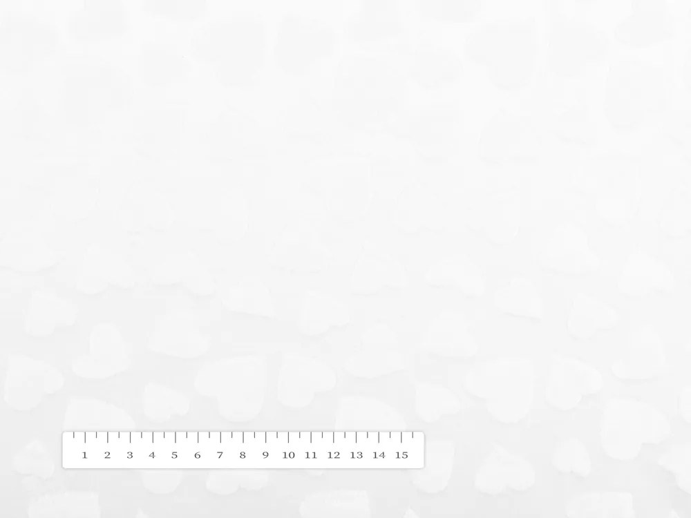 Biante Dětský povlak na polštář Minky hladký MKH-008 Srdíčka - Sněhově bílý 35 x 45 cm
