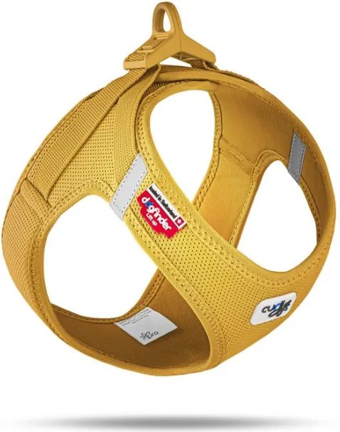 Postroj pro psy a kočky Curli CLAPS Air-Mesh Mango Velikost: 3XS