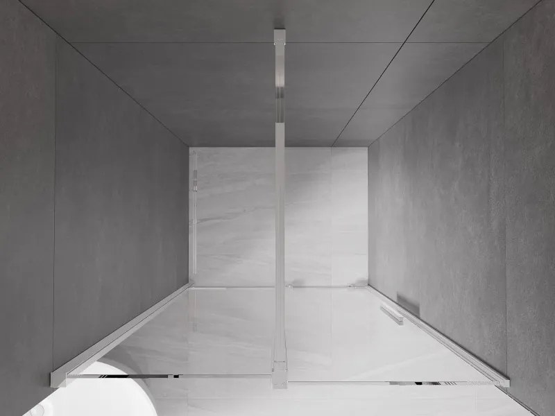 Mexen Velar posuvné sprchové dveře 90 cm, transparentní, chrom - 871-090-000-01-01