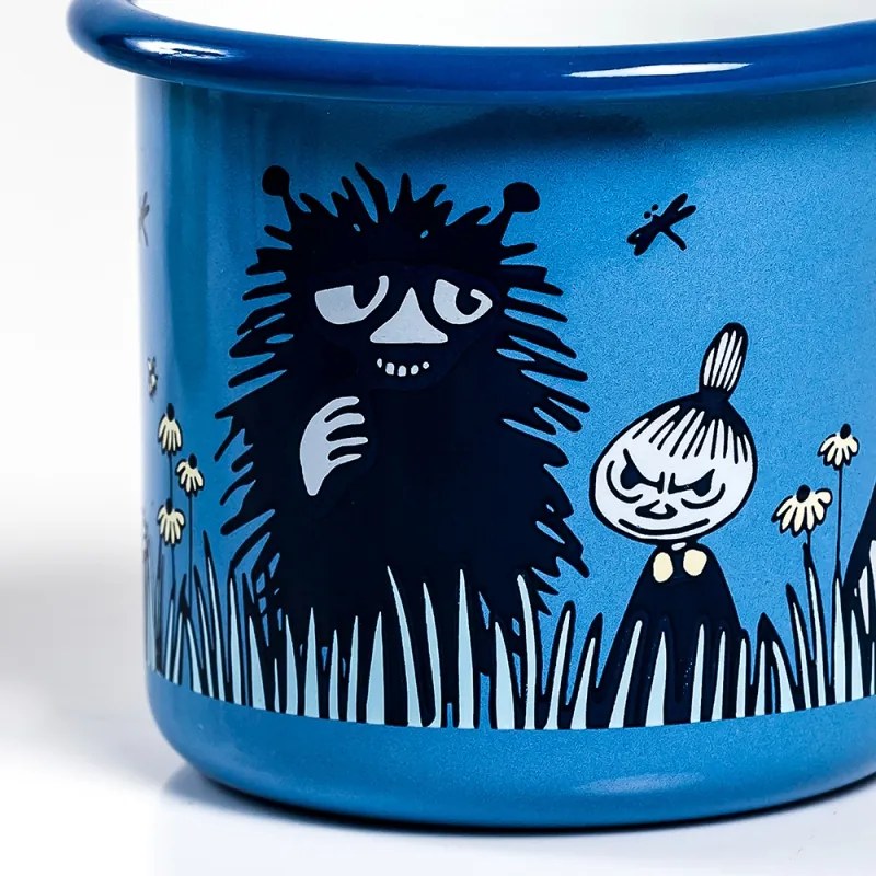 Hrnek Moomin Friends 0,25l, smalt / modrý