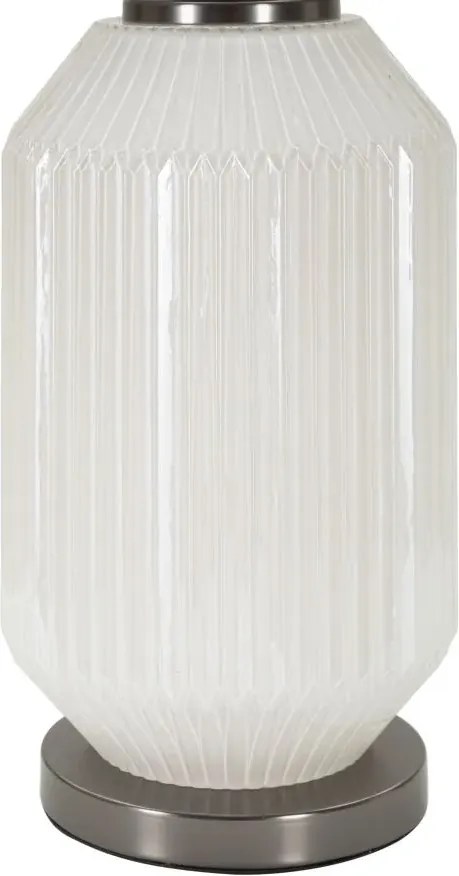 Stolní lampa Brighty 65 cm šedo-bílá