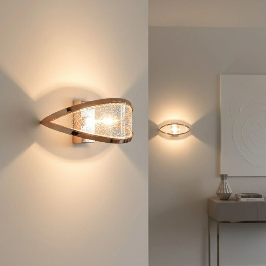 Toolight Rea, Nástěnné svítidlo LED G137-W Rose Gold, OSW-02621