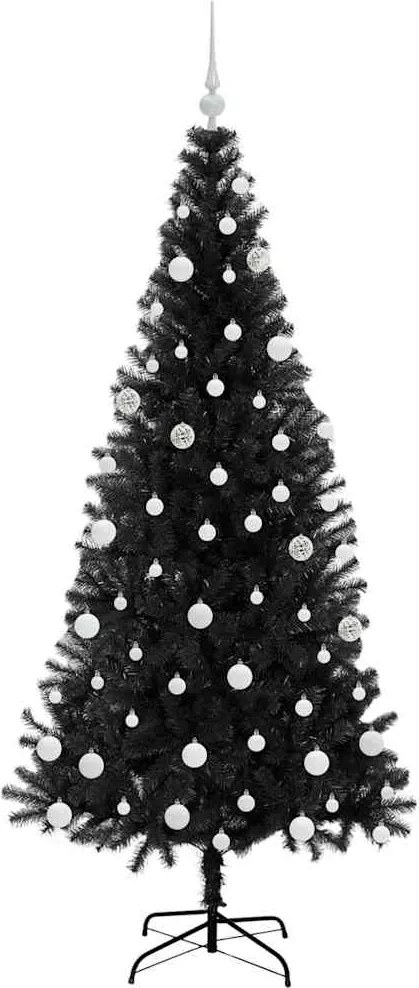 Vánoční stromeček Černá 180 cm PVC 3396481