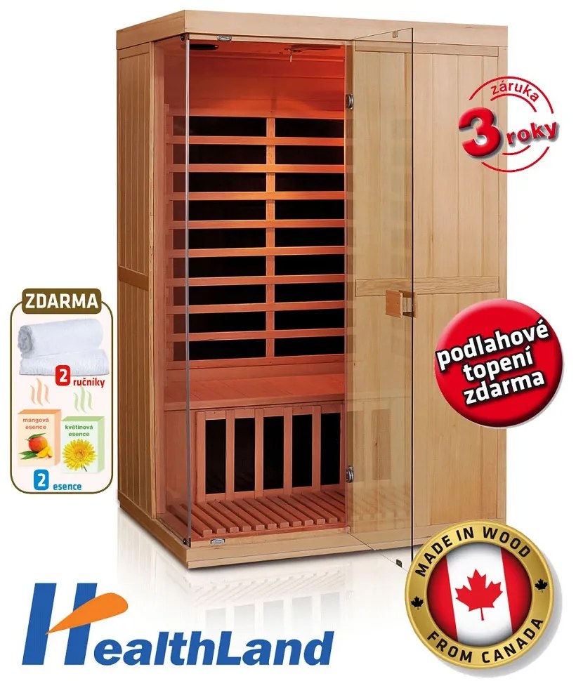 Infrasauna DeLuxe 2200 Carbon - BT