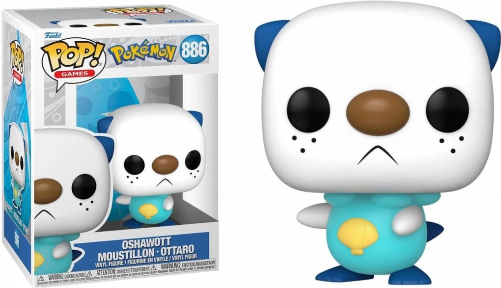 Figurka funko pop! games pokémon oshawott 886