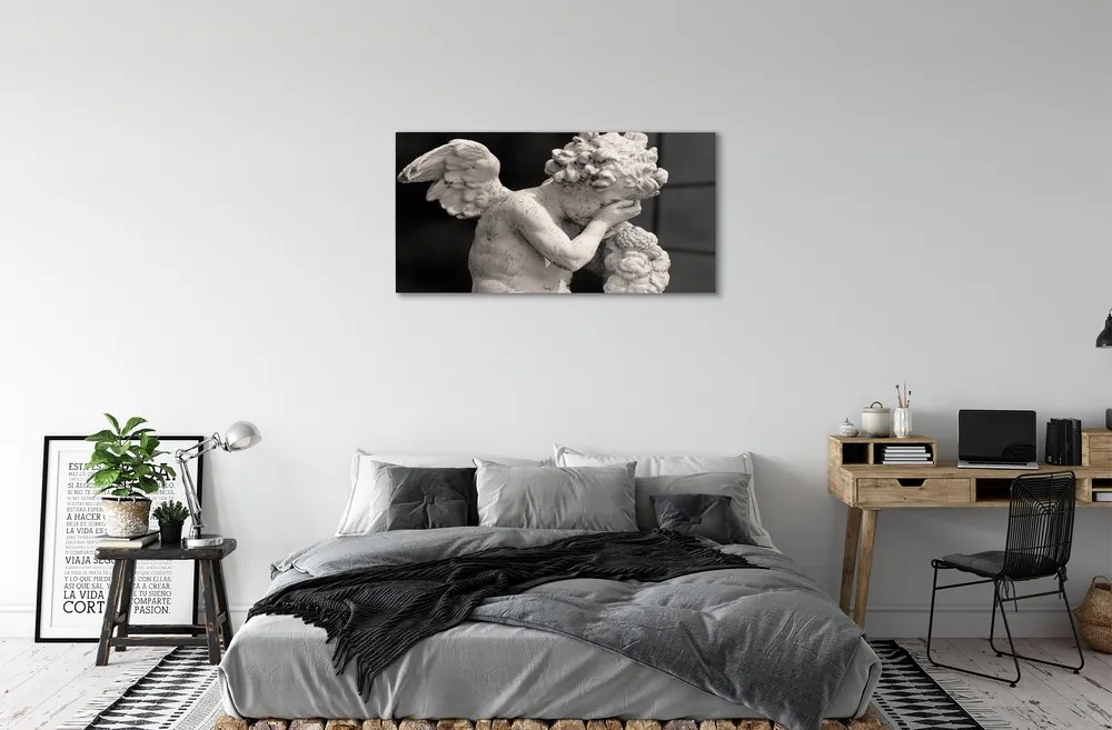 akrylový obraz pláč anděla 100x50 cm