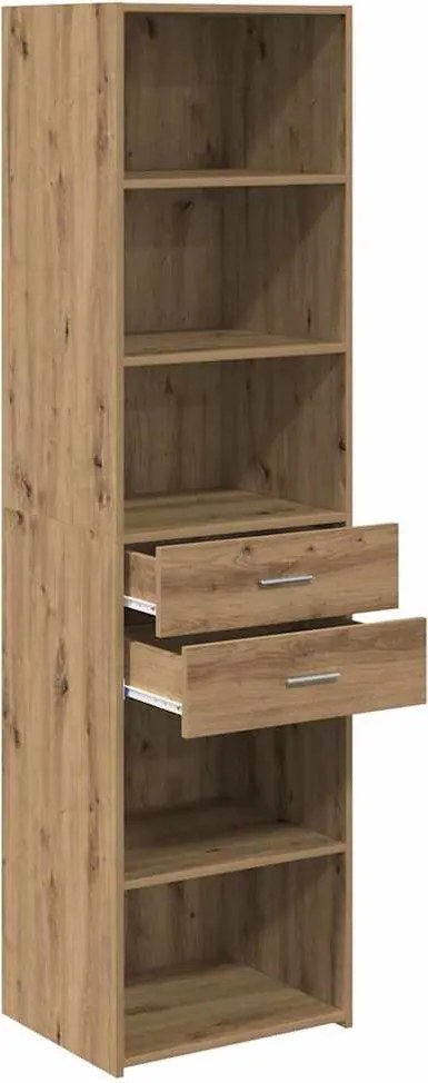 Vysoký bufet Artisanový dub 50 x 42,5 x 185 cm Kompozitní dřevo 3402642