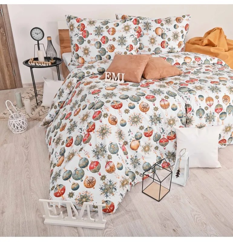 Vánoční bavlněné povlečení Magic EMI, Standardní set jednolůžko obsahuje 1x 140x200 + 1x 70x90