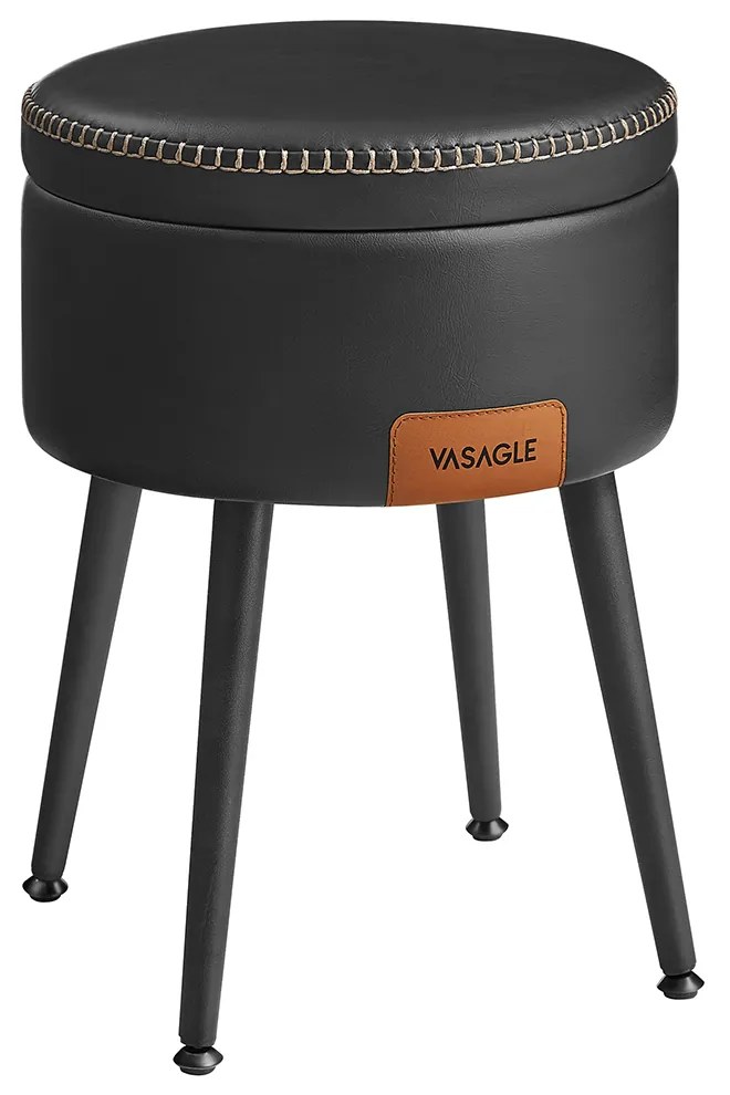 Mini taburet / stolička na nožičkách s úložným prostorem LOM005BH08