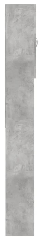 Skříňka nad pračku betonově šedá 64 x 25,5 x 190 cm