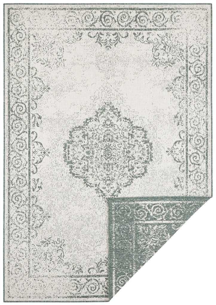 Hanse Home, Kusový koberec Twin Supreme 103869 Cebu Green/Cream – na ven i na doma, 120x170, zelená, chodba / předsíň