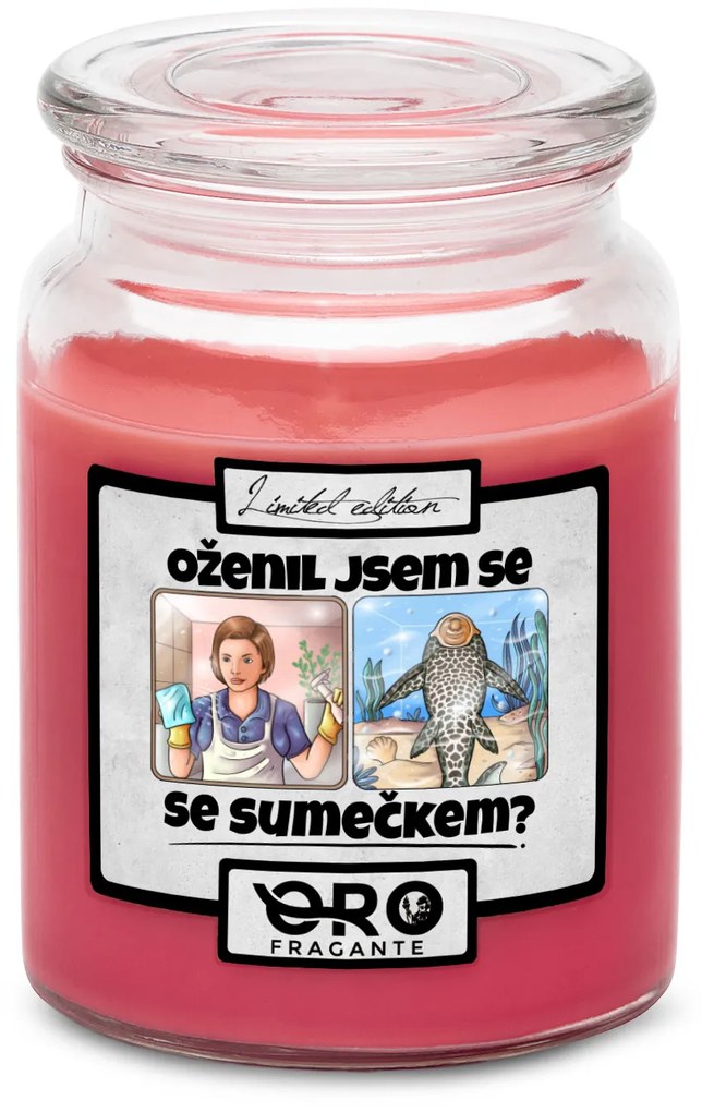 Svíčka Se sumečkem (Vůně svíčky: Višně v čokoládě)