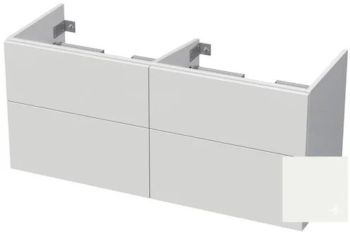 Skříňka pod umyvadlo Naturel Ratio 120 cm, bílá lesklá MK120D4Z56PU.9016G