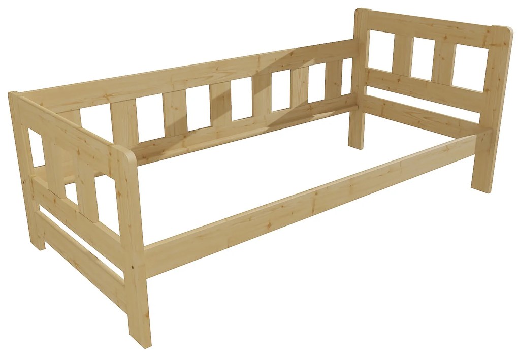 Vomaks Dětská postel VMK010FB KIDS Rozměr: 140 x 200 cm, Barva: surové dřevo