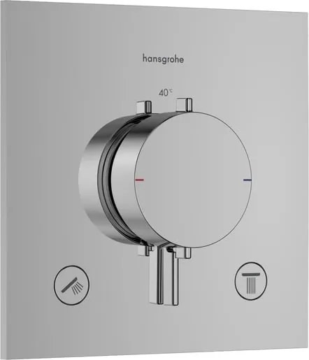 Hansgrohe Ecostat Comfort E sprchová a vanová baterie bez podomítkového tělesa chrom 33711000