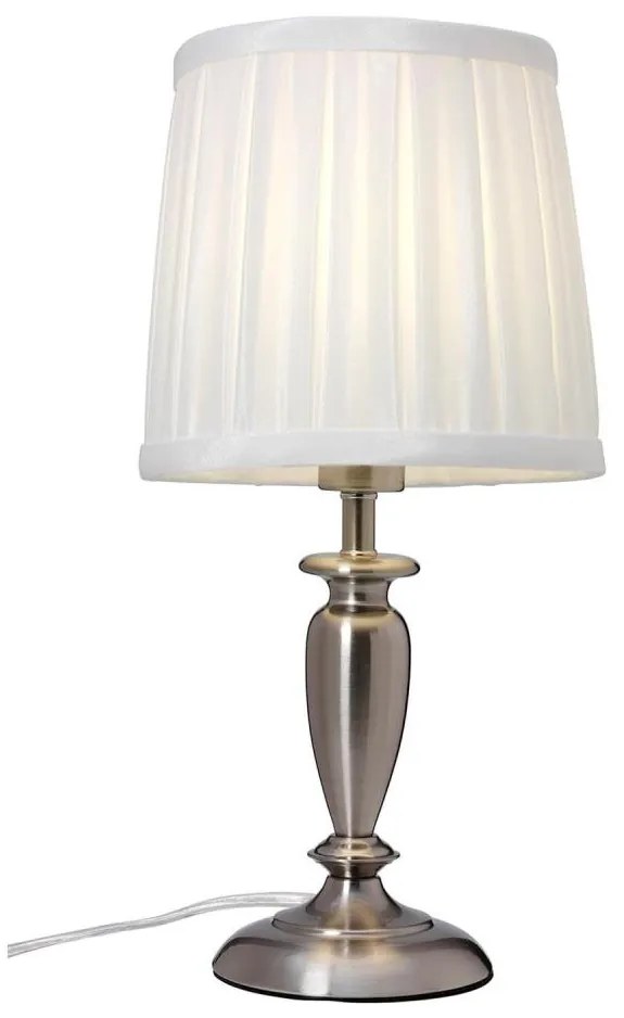 Cottex B1099BK - Stolní lampa INEB 1xE14/40W/230V stříbrná Biano.cz