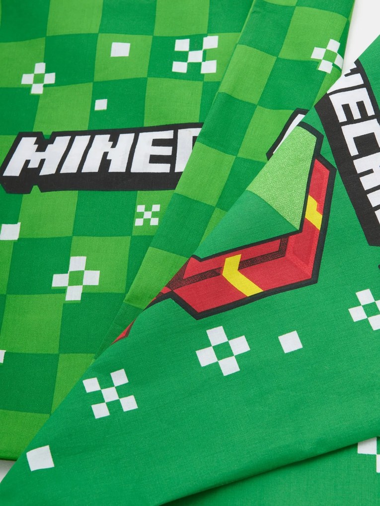 Sinsay - Sada povlaků na polštáře s vánočním motivem Minecraft - zelená