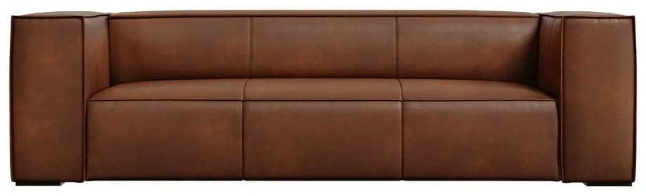 Koňakově hnědá kožená pohovka 227 cm Madame – Windsor &amp; Co Sofas