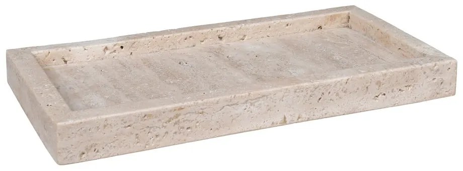 Kamenný dekorační tác 15x30,5 cm Travertine – House Nordic