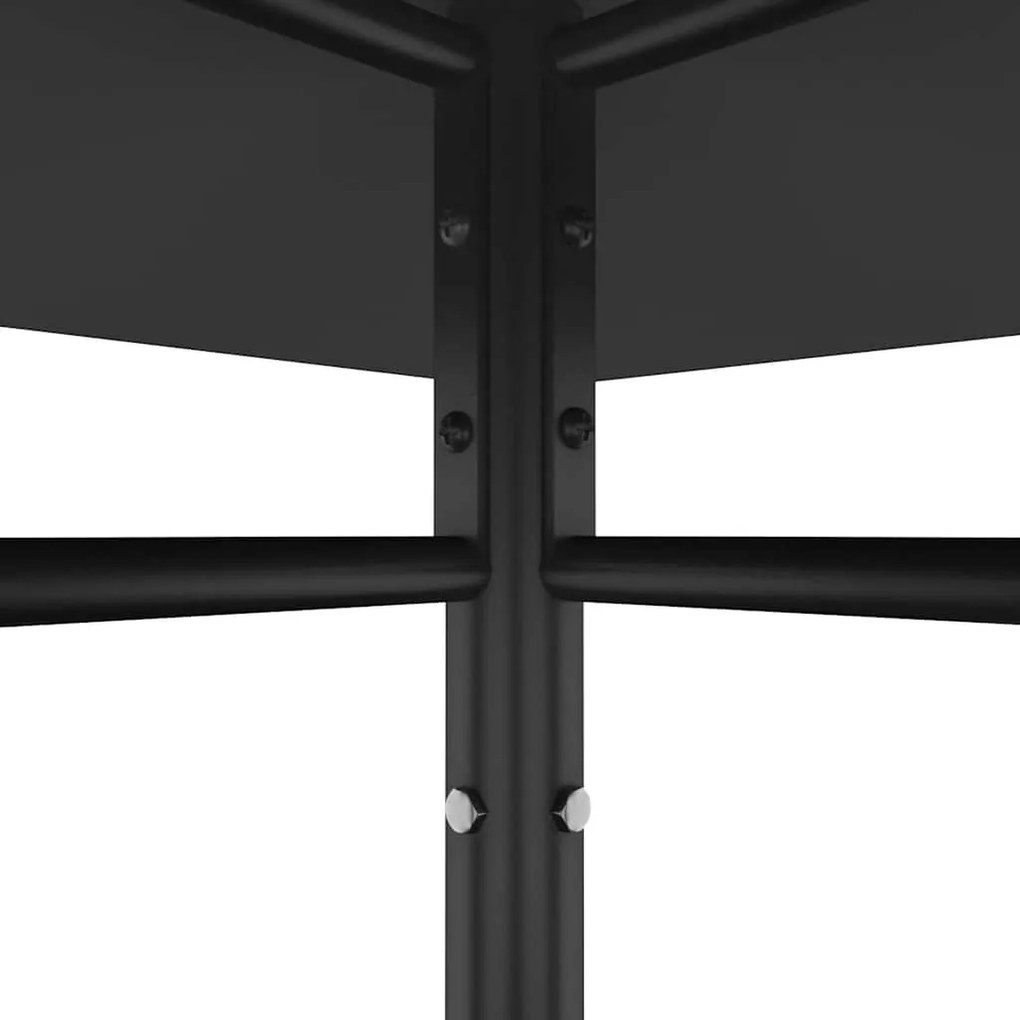 Altán 3 x 3 x 2,7 m antracitový 180 g/m² 313920