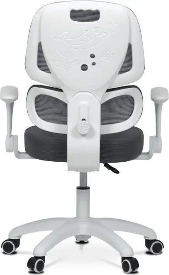 Dětská otočná židle šedá KA-K1063 GREY