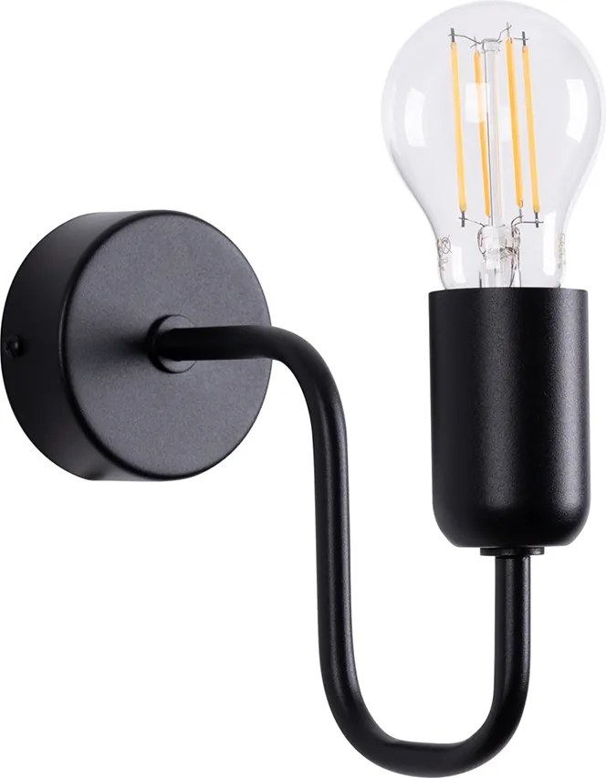 Sollux Lighting Nástěnné svítidlo VECTOR černé