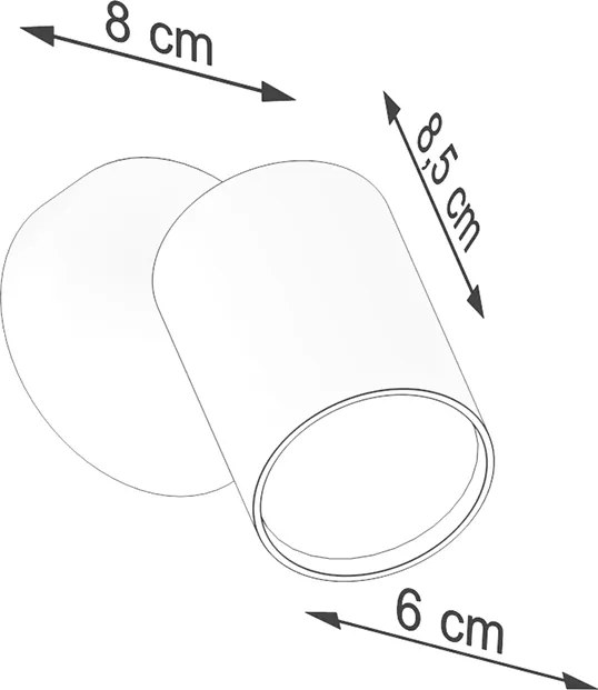 Sollux Lighting Nástěnné svítidlo LEMMI 1 bílé