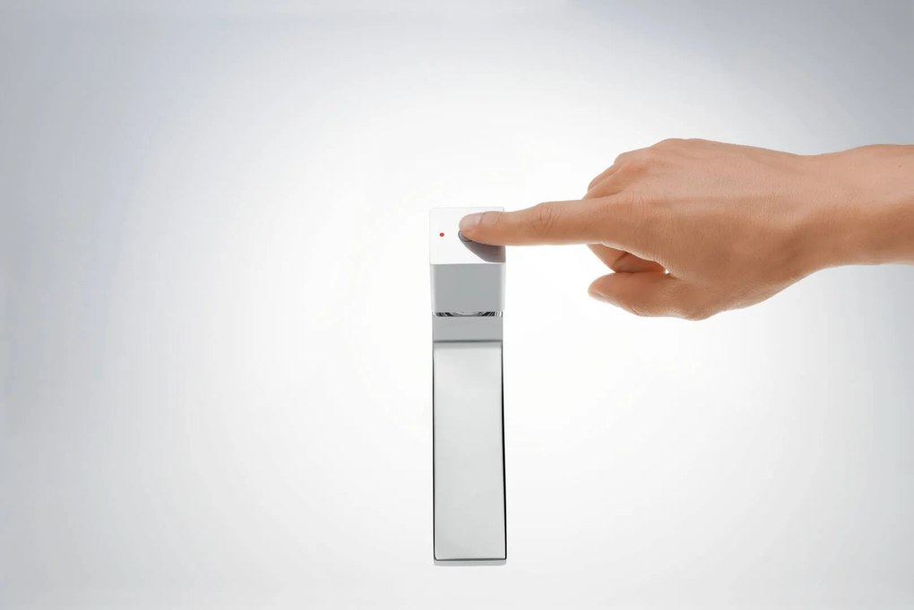 Hansgrohe Metropol, umyvadlová baterie Select 100 s odtokovou soupravou Push-Open, chromová, 32570000
