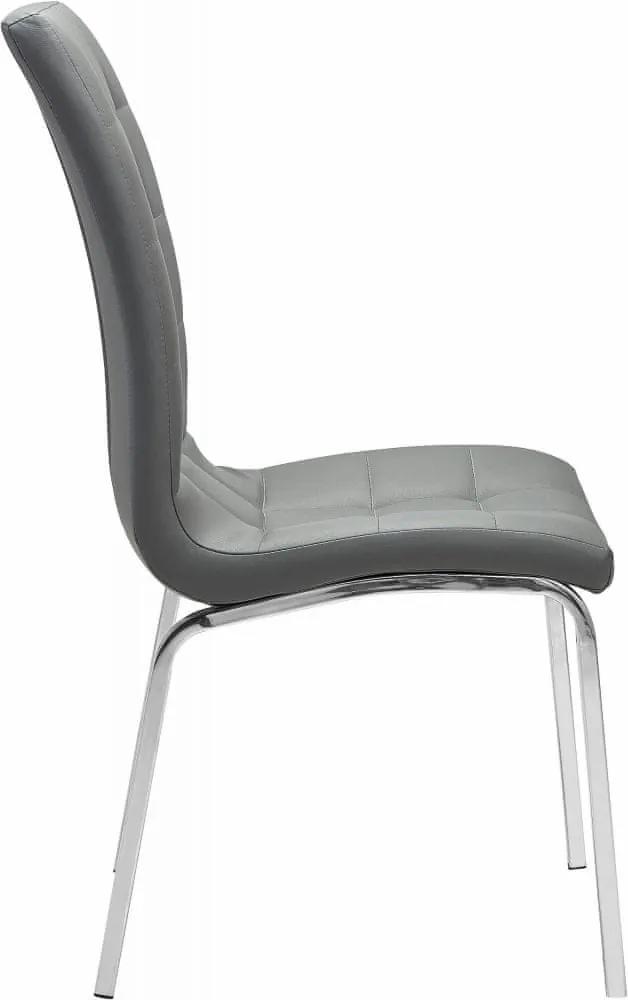 Danish style Jídelní židle Anina (SET 2 ks), šedá